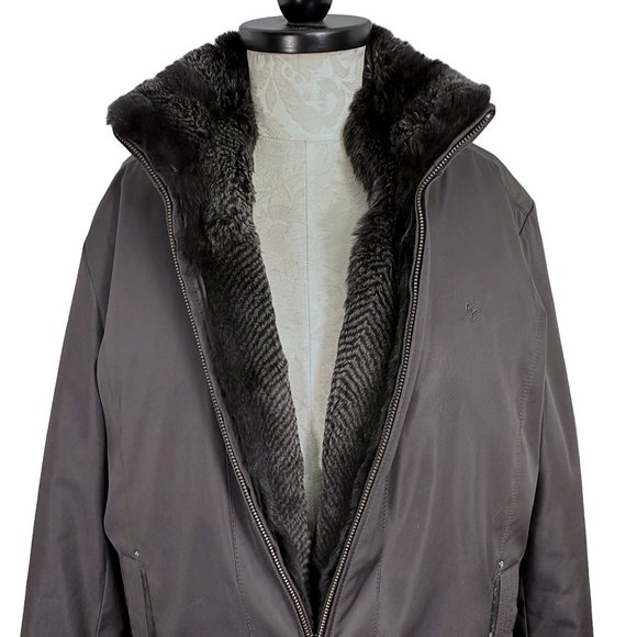 Rogatis | Jackets & Coats | Rogatis Fur Lined Jacket Removable Vest ...